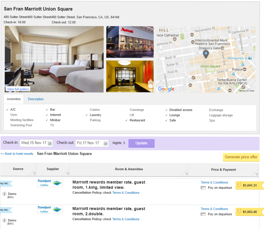 Hotel Search Results – ATRIIS