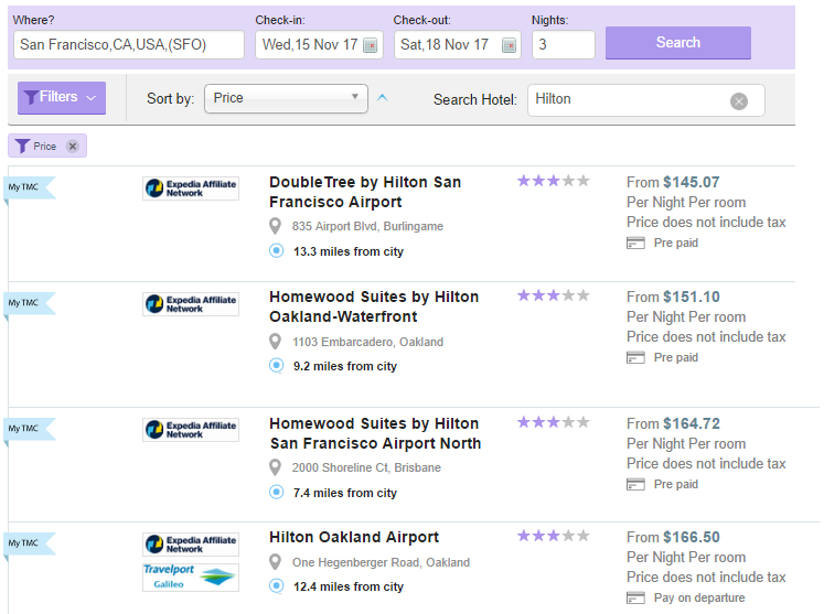 Hotel Search Results – ATRIIS